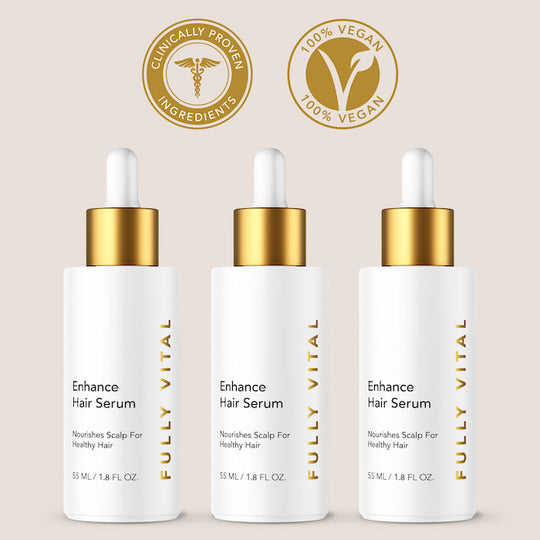 Enhance Hair Serum (3-Pack) | Stop Thinning | FullyVital