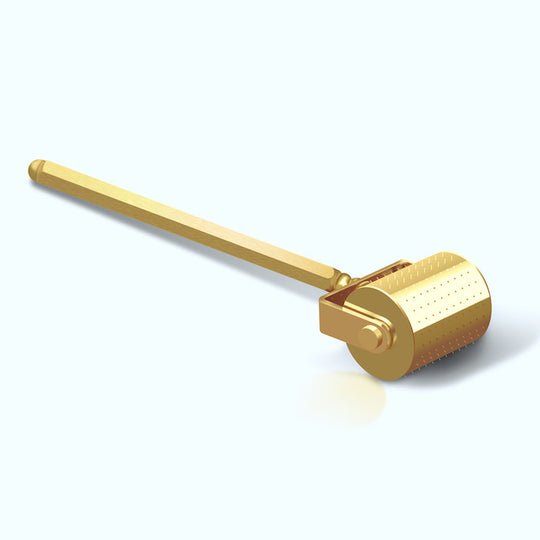 Gold & Grow Derma Roller For Hair Growth | FullyVital